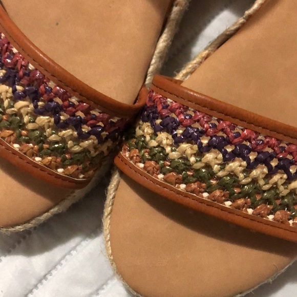 Shoes | Basketweave Espadrille Platform Wedge Sandals | Poshmark